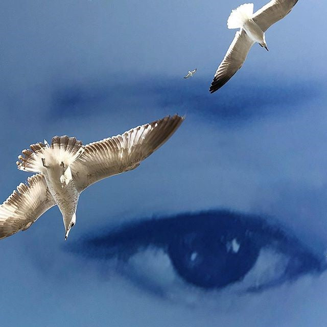 Looking Beyond the Past - Photo layered creation on stretched canvas ...