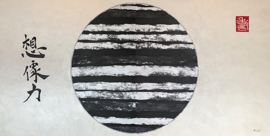 The Power of Imagination-Original, abstract and modern Zen painting ...