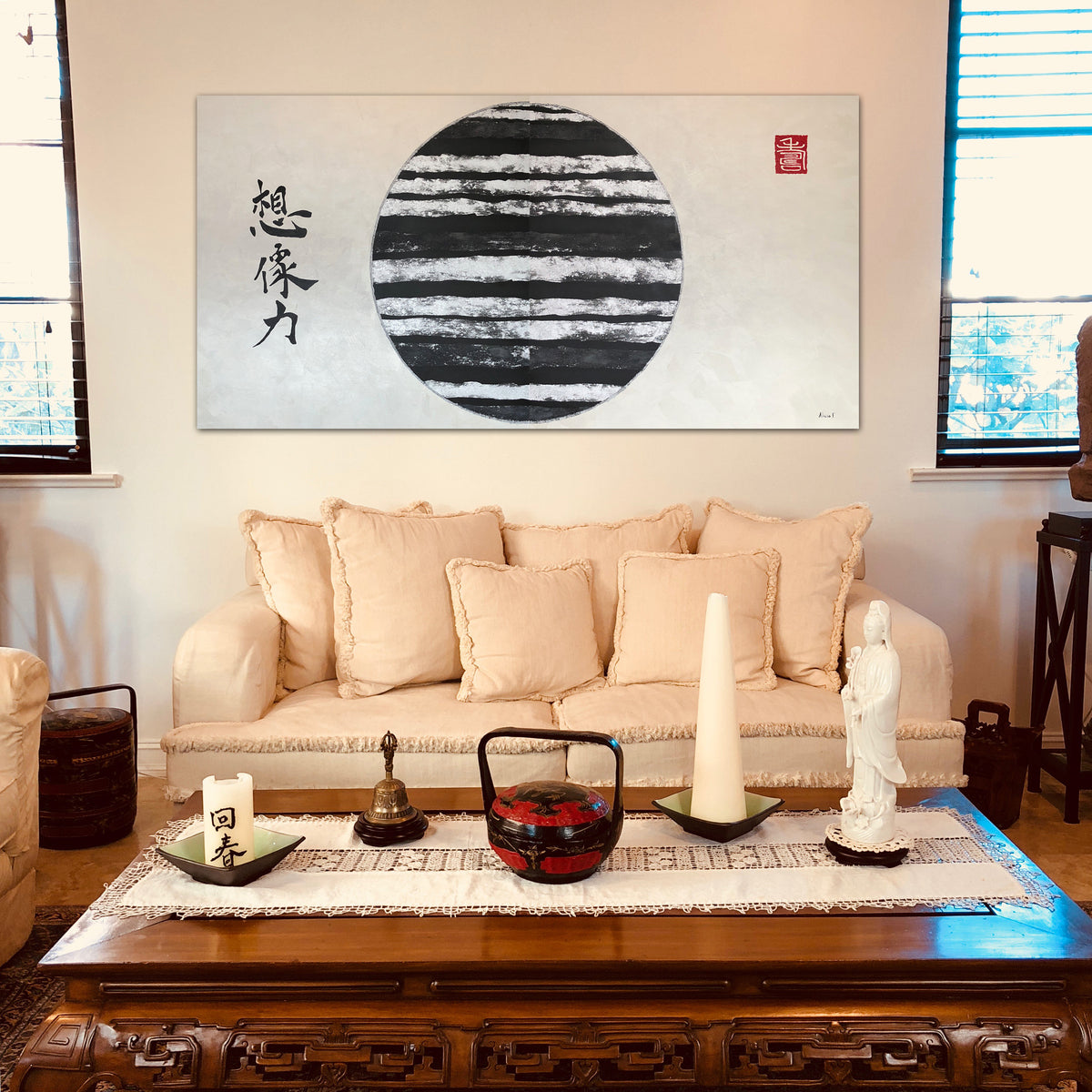 The Power of Imagination-Original, abstract and modern Zen painting ...